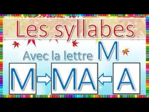 LA LECTURE : LA LETTRE M 3ème LEÇON - VideoTutoriels