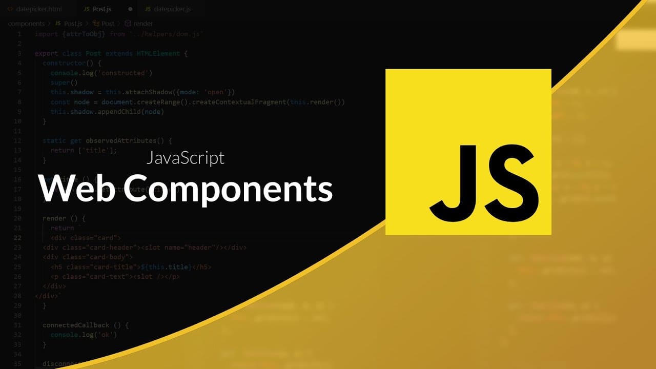 Tutoriel JavaScript : Les composants web - VideoTutoriels
