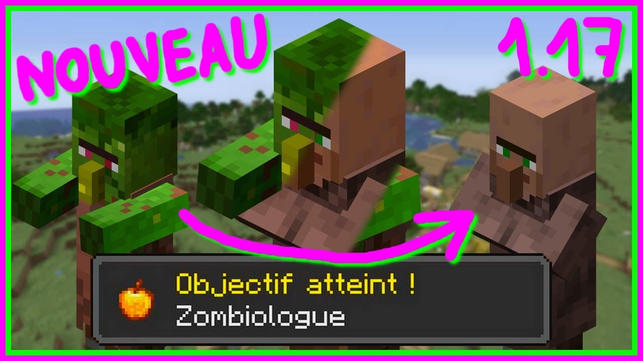ZOMBIE-VILLAGEOIS EN VILLAGEOIS TUTORIEL 1.17 (Minecraft) - VideoTutoriels