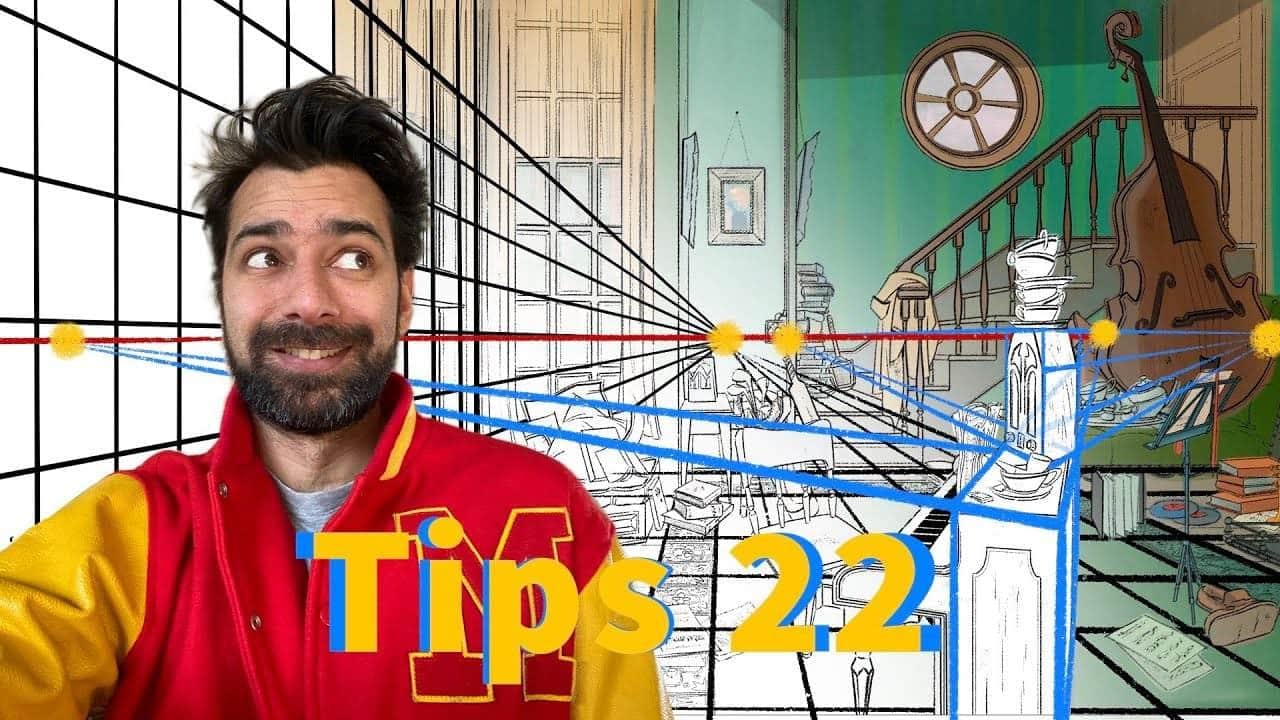Tutoriel Dessin - La Perspective à 2 points de fuite ( appliquée dans ...