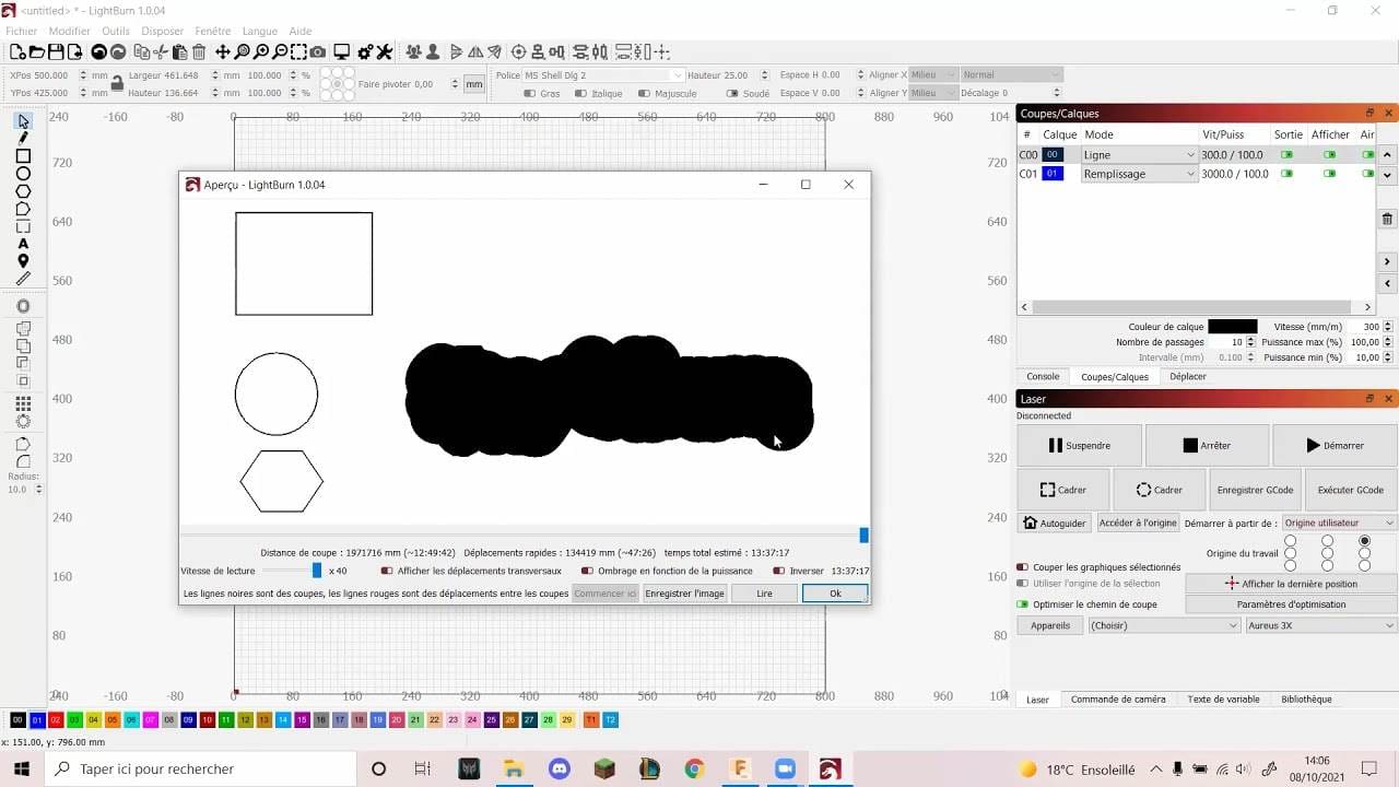 Lightburn - Débuter sur Lightburn avec un tutoriel en Français ...
